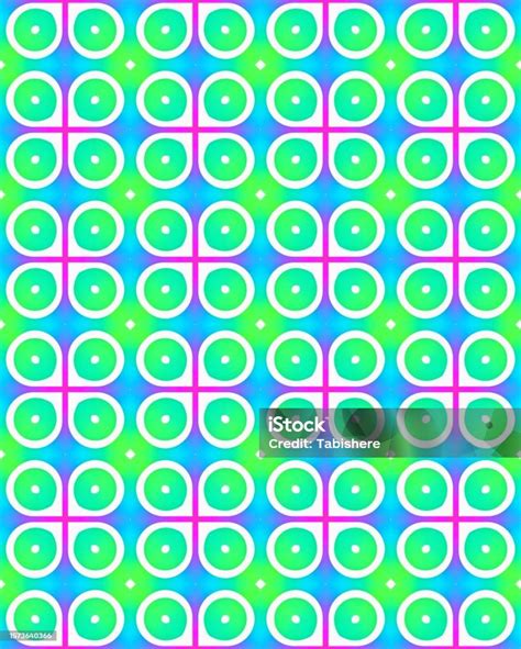 Seamless Multicolored Gradient Element Seamless Pattern With Fresh Modern Shapes Repeat