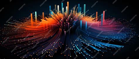 premium photo an abstract representation of data visualization