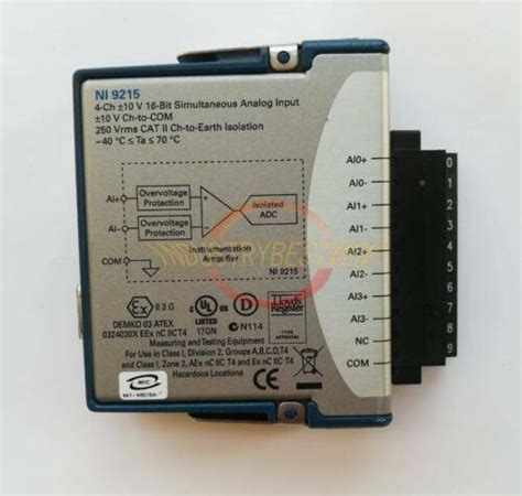 1pcs ni 9215 779011 01 cdaq simultaneous analog input module used ebay