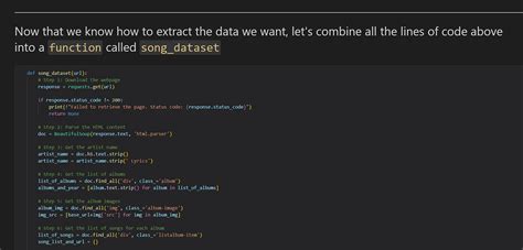 Web Scraping Creating A Dataset Of Songs From Azlyrics By T Abah Medium