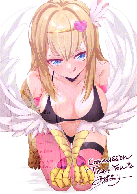 Az Colorb Harpie Girl Yu Gi Oh Yu Gi Oh Adversarial Noise Commission Highres Skeb