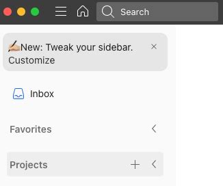 Customizable Sidebar Not Sure When It Came Out This Is On Beta R Todoist