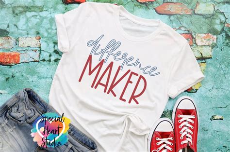DIFFERENCE MAKER FREE SVG FILE Special Heart Studio