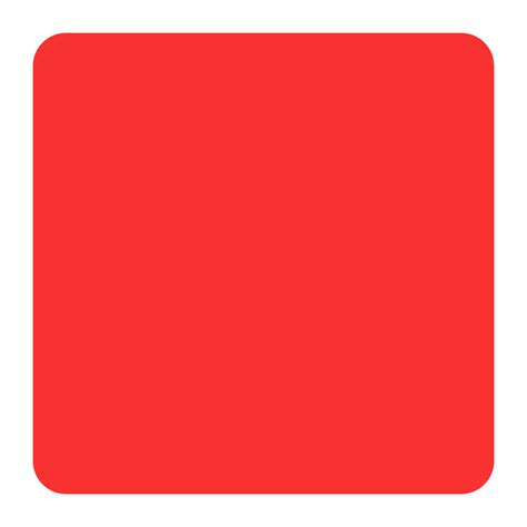 Red Square Flat Icon Fluentui Emoji Flat Iconpack Microsoft