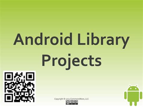 Android Library Projects Ppt