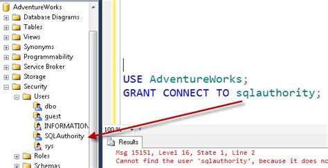 Sql Server Case Sensitive Database And Database User Fix Error 15151 Cannot Find The