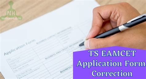 TS EAPCET Application Form Correction 2025 Edit Correct Details In Registration