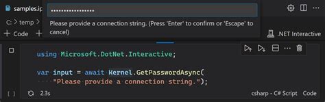 interactive docs input prompts md at main · dotnet interactive · github