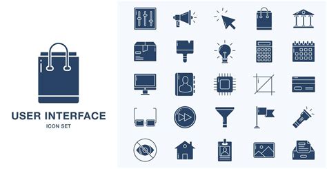 Basic Ui Essential Icon Web Icon Set Solid Icon Set 12000300 Vector Art At Vecteezy