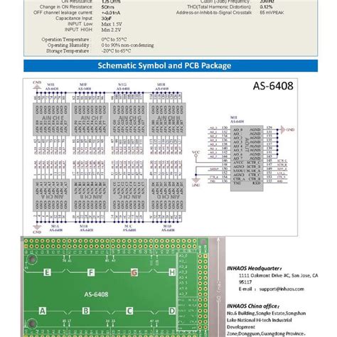 64 To 8 Or 1 Analog Digital Multiplexer Switch