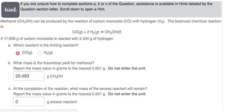 Solved If You Are Unsure How To Complete Sections A B Or C