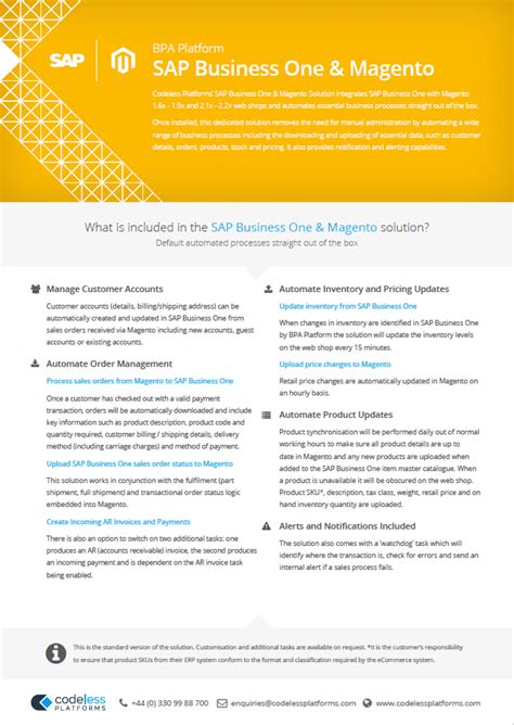 Sap Business One Magento 2 Integration Magento 2 Sap Connector