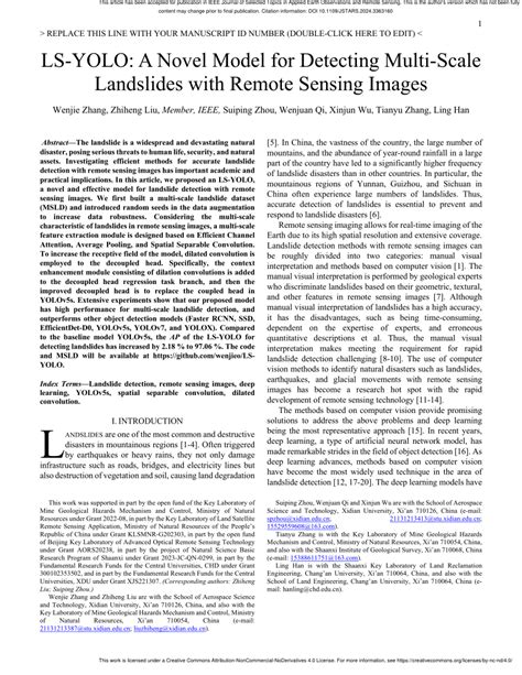 Pdf Ls Yolo A Novel Model For Detecting Multi Scale Landslides With