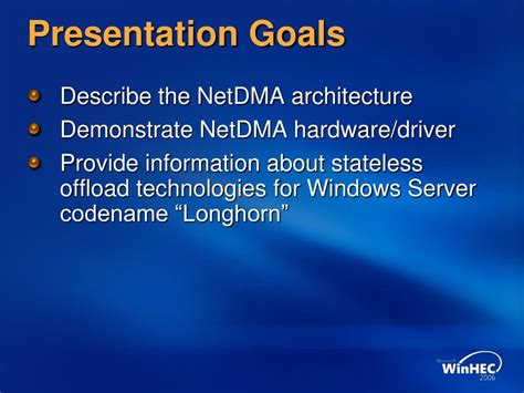 Ppt Technical Overview Of Microsofts Netdma Architecture Powerpoint