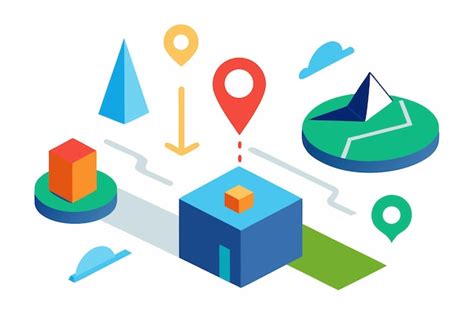 Virtual Reality Navigation 3d Maps And Movement Graphics Premium Ai