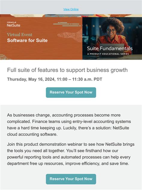 Netsuite Virtual Event See How Netsuites Cloud Accounting Software Works Milled