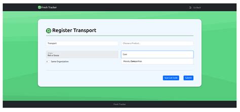 Fruit And Vegetables Blockchain Based Traceability Platform