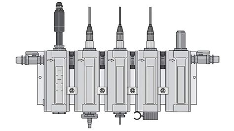 Clear Inline Flow Cell Sensor Housing 5 Port Ias Inc