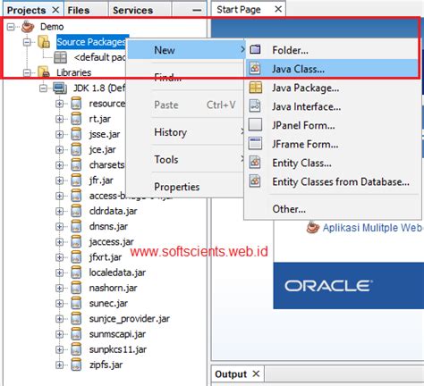 Membuat Project Dengan Netbeans Softscients