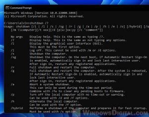 How To Set Shutdown Timer In Windows