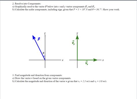Solved Resolve Into Components A Graphically Resolve Chegg