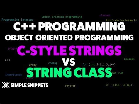 Learn Strings In C C Style Strings Vs String Class In C Mind Luster
