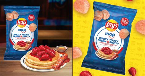 Lays Ihop Rooty Tooty Fresh N Fruity Breakfast Flavored Potato Chips