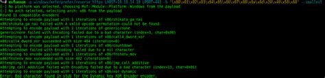 msfvenom w smallest it exits before trying all encoders · issue