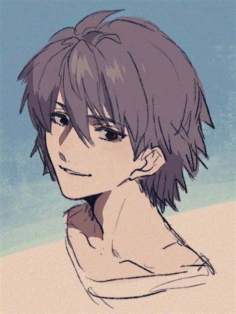 Kaworu Nagisa En Neon Genesis Evangelion Arte Punk Ilustraciones Oscuras