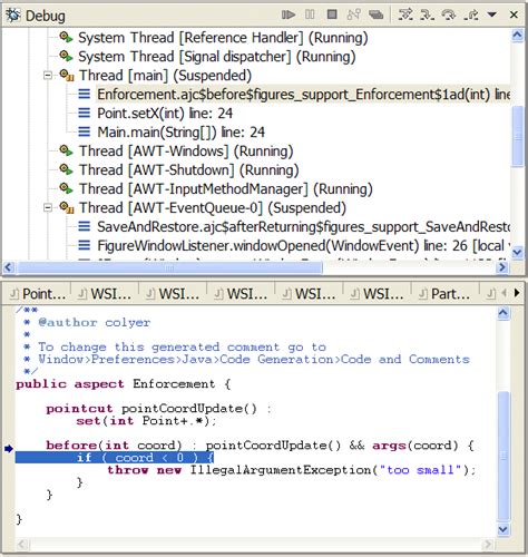 Debugging Aspects With Source Download Scientific Diagram