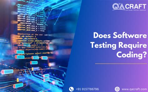 Does Software Testing Require Coding Qacraft