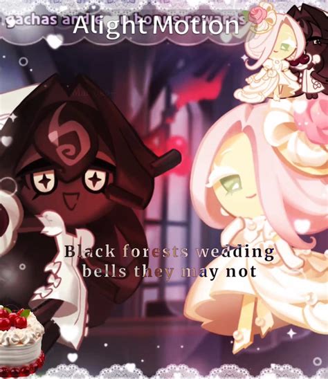 Cookie Run Kingdom Wedding Cake And Black Forest Cookies Tiktok