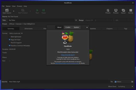 Handbrake 1 9 Adds Intel Qsv Vvc Decoder And Av1 Enhancements