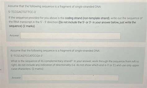 Solved Assume That The Following Sequence Is A Fragment Of