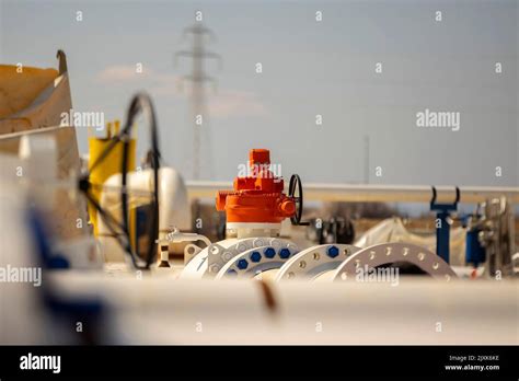 Construction Site Of An Interconnected Natural Gas Transmission