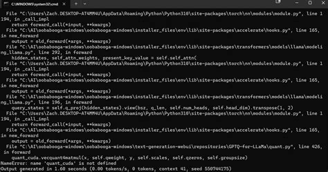 Every Time I Try To Interact With The Model I Get A Quant Cuda Error Issue Oobabooga