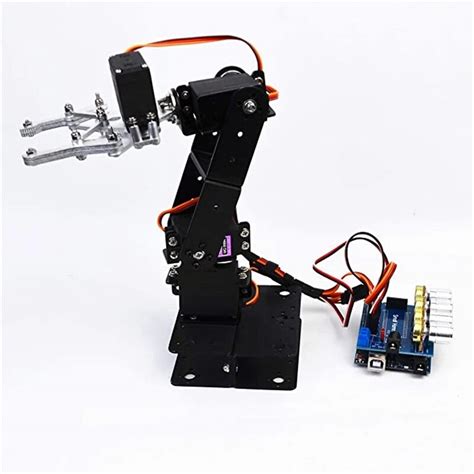 4dof Aluminum Metal Robot Arm Diy Robotic Claw Ard Grandado