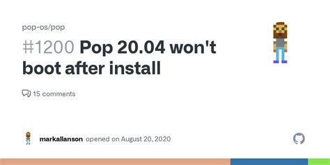 Pop Won T Boot After Install Issue Pop Os Pop GitHub
