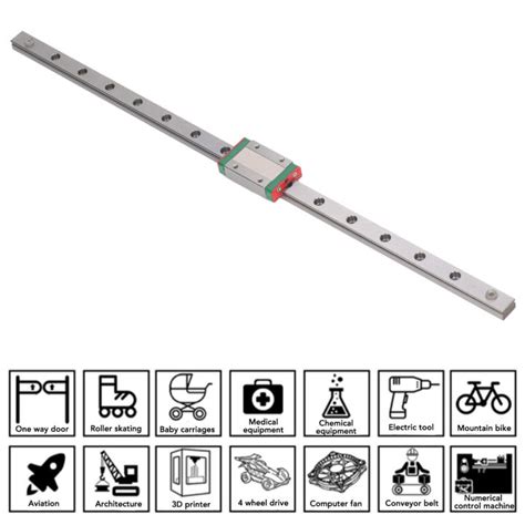 linear motion rail bearing block low noise linear motion guide block