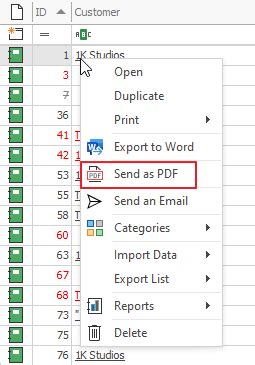 Data Export To Microsoft Word