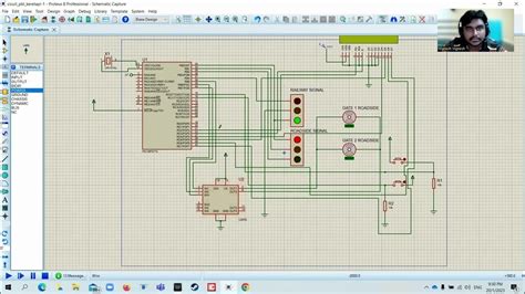 automatic railway gate system using pic16f877a microcontroller bekm3453 3bekms1 youtube