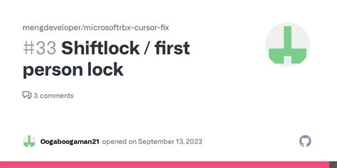 shiftlock first person lock · issue 33 · mengdeveloper microsoftrbx