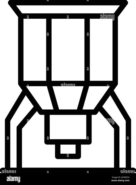 Factory Equipment Icon Outline Vector Glass Production Window Pvc Stock Vector Image And Art Alamy