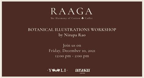 Botanical Illustrations Workshop With Nirupa Rao