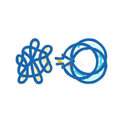 Essentialism Lifestyle Icon Doodle Illustration Stock Illustration