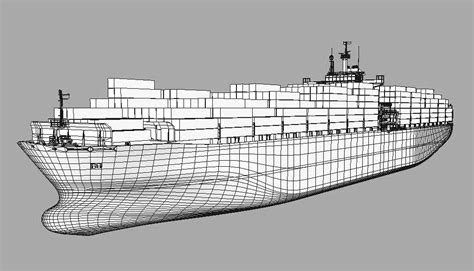 Cargo Container Ship 300m 3d Model Turbosquid 2281987