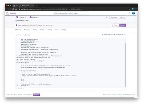 Heroku Build Failed Node Version Not Specified In Packagejson · Issue 95 · Dwyllabels · Github