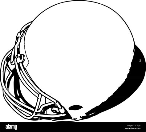 Sketch American Football Helmet Vector Stock Vector Image And Art Alamy