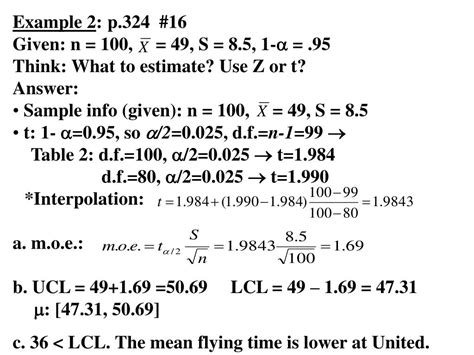 PPT Chapter 8 Interval Estimation PowerPoint Presentation Free Download ID 1283710