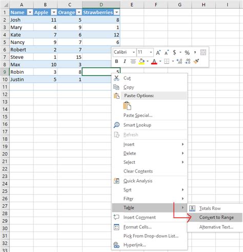 How To Remove Table Formatting In Excel A Detailed Guide
